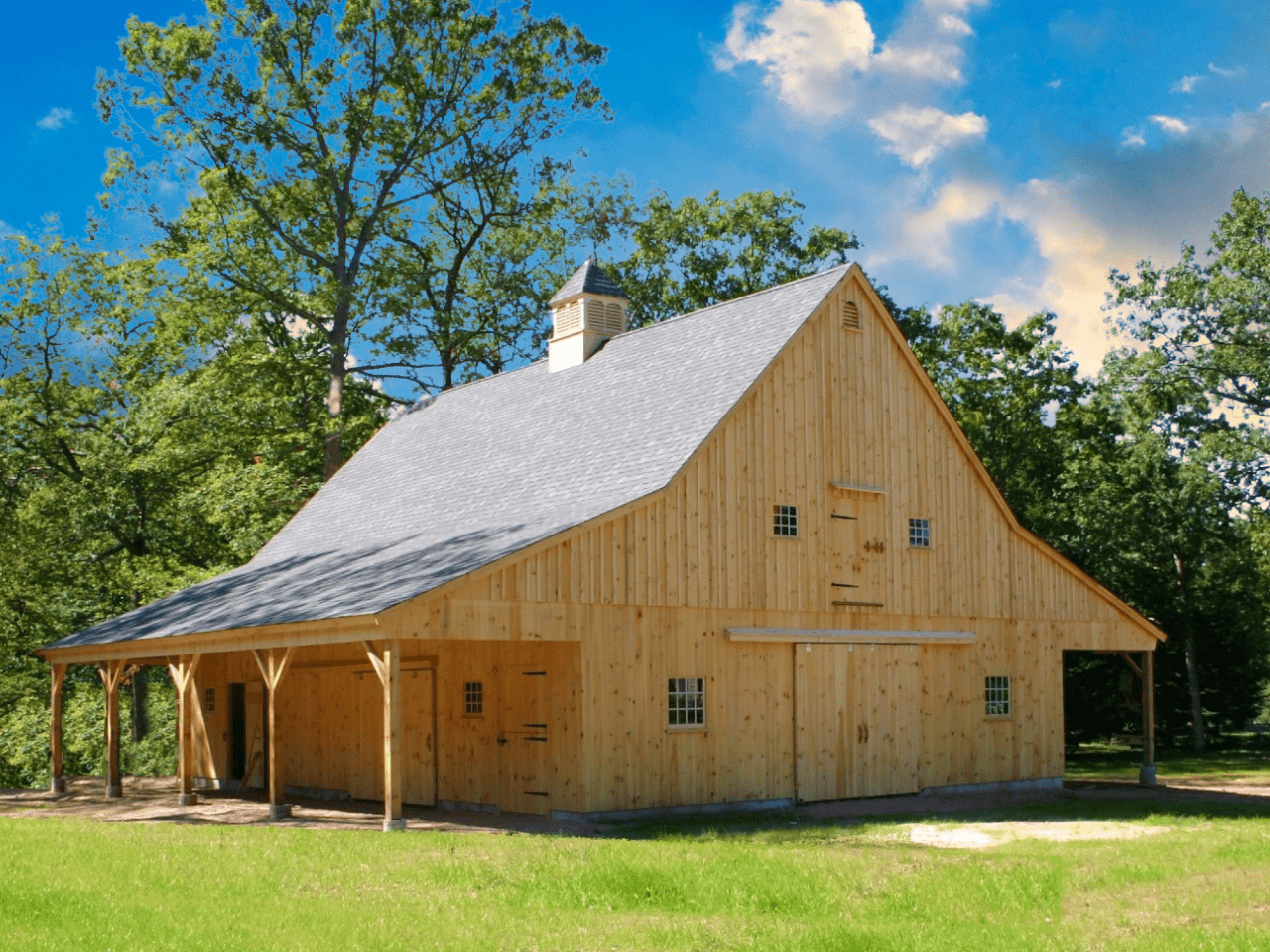 Shaker Barn | Post & Beam Barns