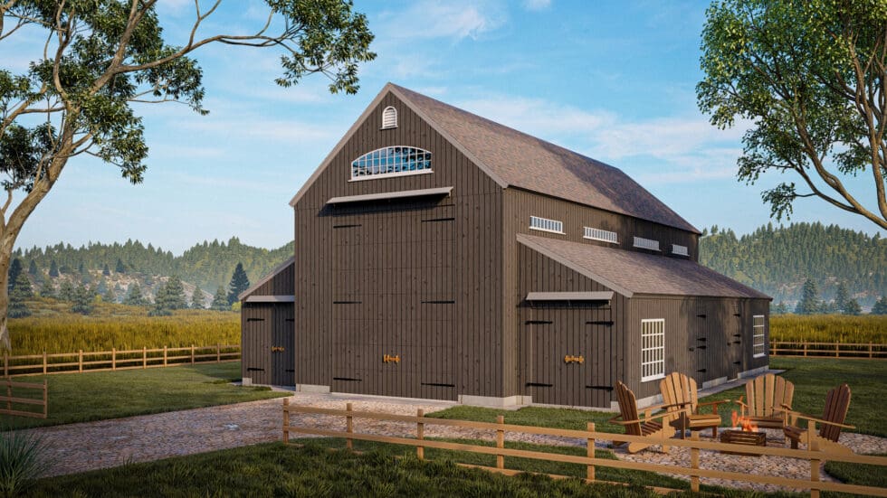 Clerestory Barn | Post & Beam Barns